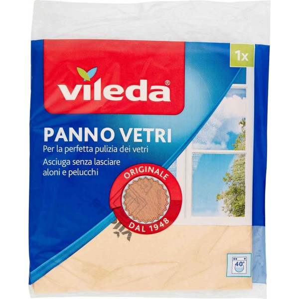 VILEDA GLASS CLOTH 40X36